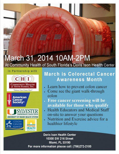 GIANT WALK-THROUGH COLON TO TEACH COLORECTAL AWARENESS | Cutler Bay ...