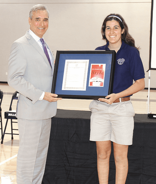Riviera Prep student receives Cornell University Book Award | Kendall ...